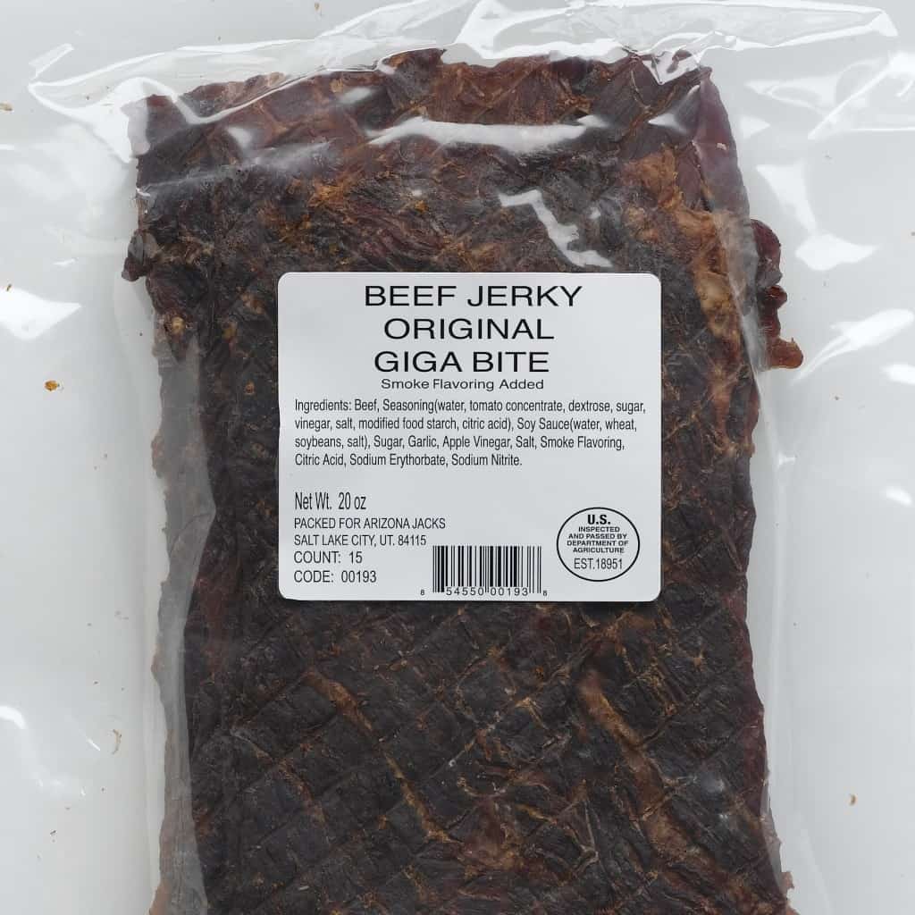 Original Super Giga Bite Beef Jerky - 1 Bag - Prime Snax